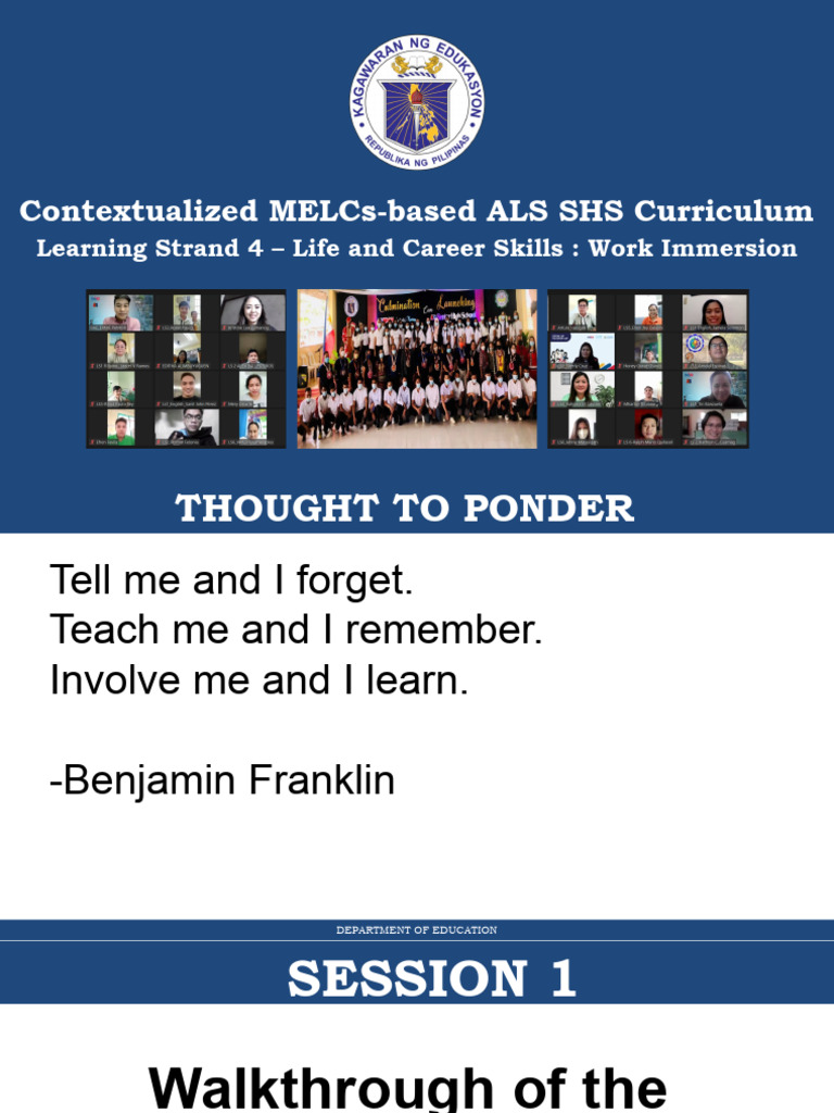 Final-Output Ls4 Work Immersion | PDF | Learning | Curriculum