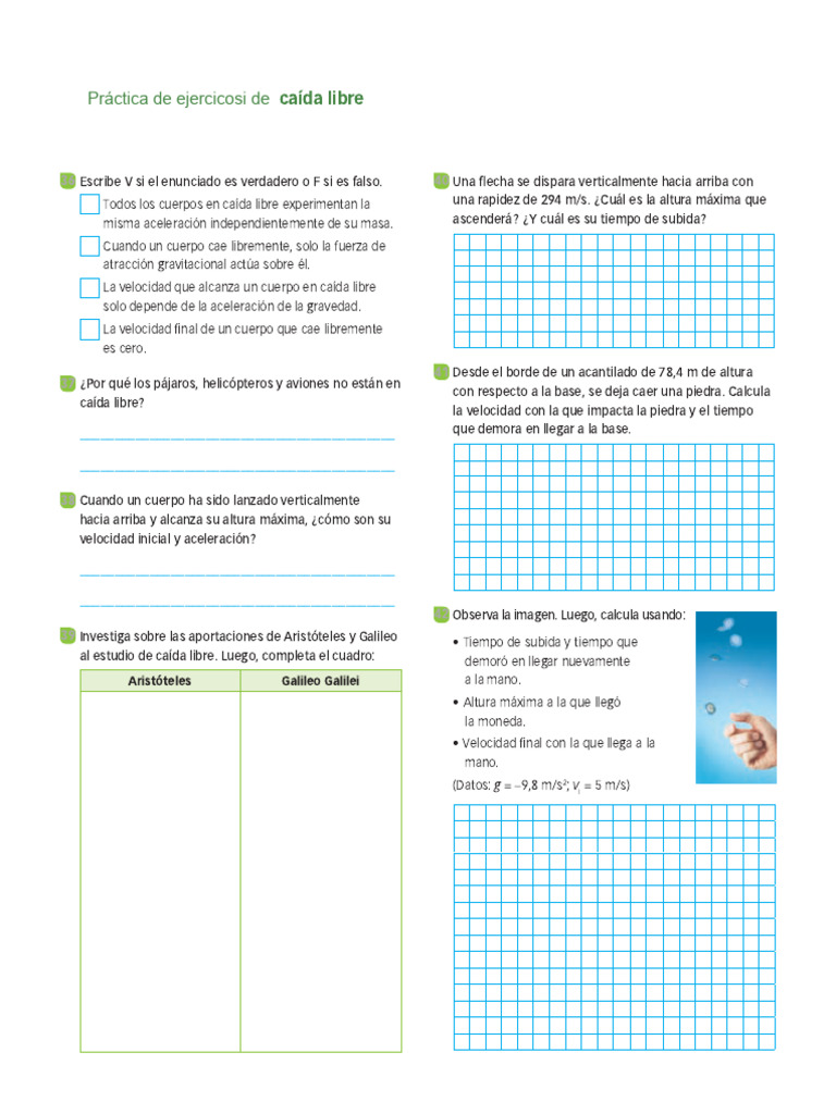 D5º-Pract-Act4,5 Cyt U2 | PDF | Velocidad | Gravedad