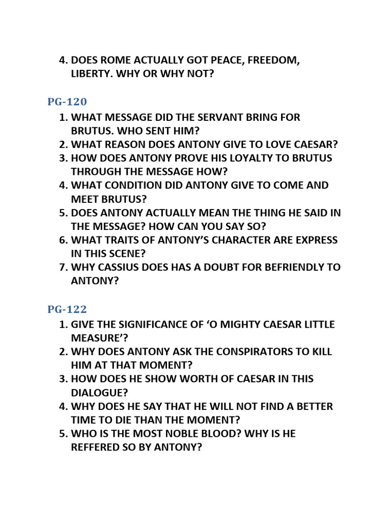 Julius Caesar 2 | PDF | Mark Antony | Julius Caesar