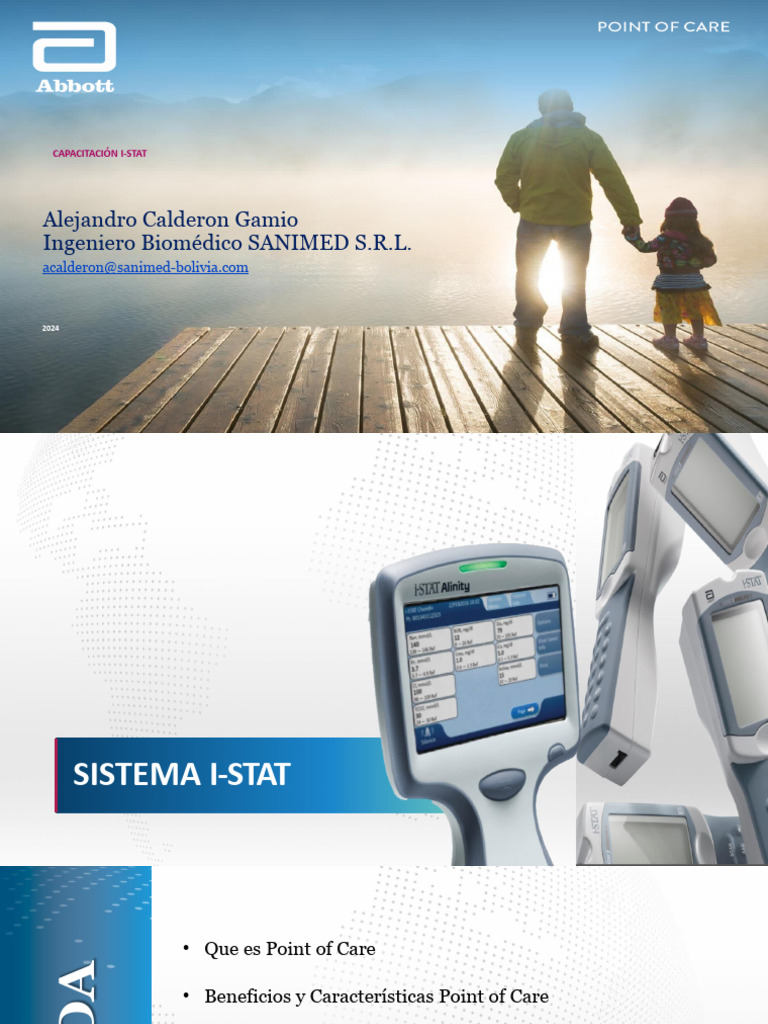 I-Stat Presentación Distribuidores Parte I Gasometro | PDF | Sensor ...