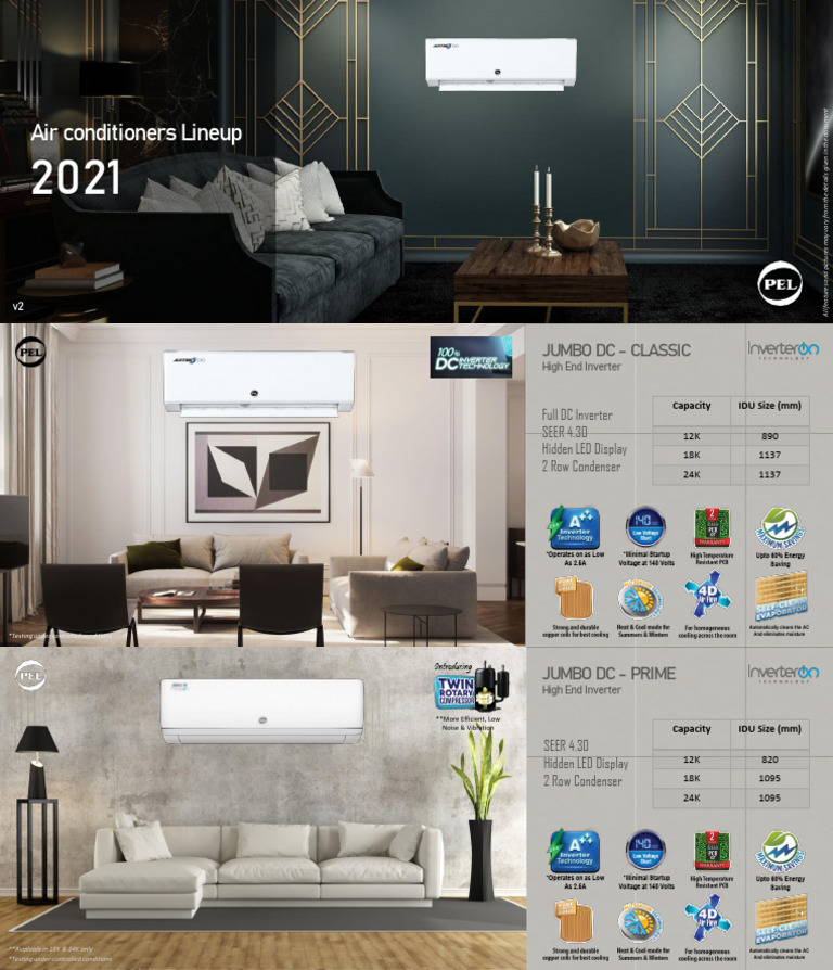 Air_Conditioner_Catalog (1) | PDF | Power Inverter | Capacitor
