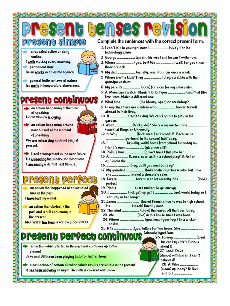 Present Tenses | PDF