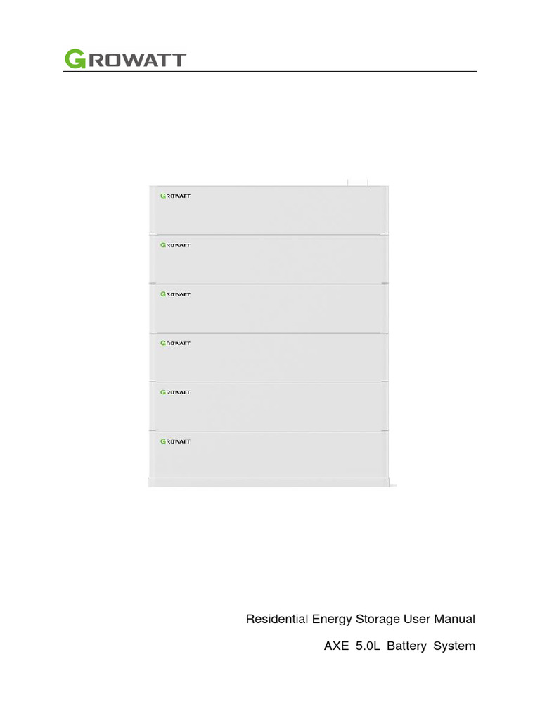 AXE 5.0L Battery System Manual | PDF | Electrical Engineering | Electricity