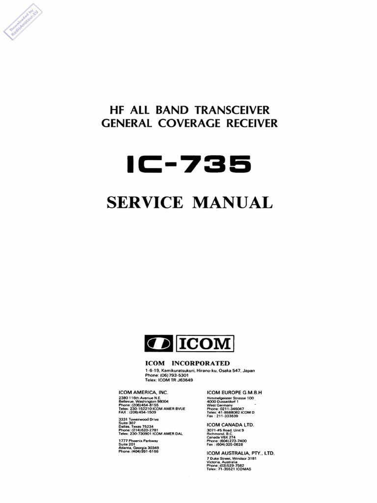 Ic 735 | PDF