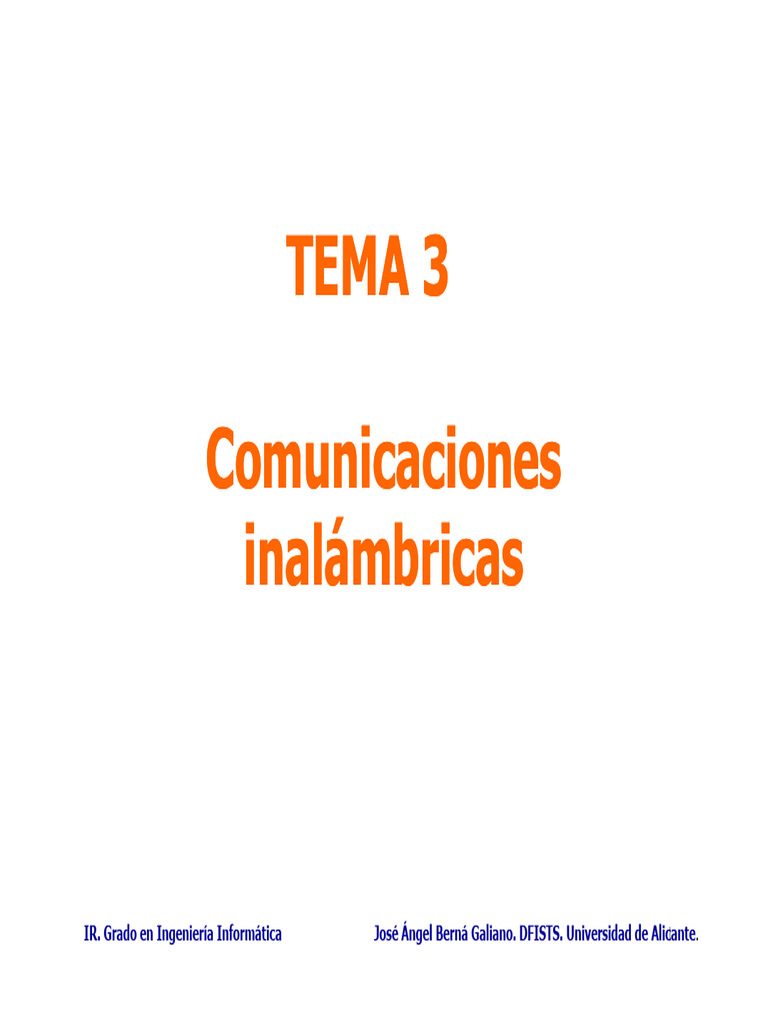Tema 3 | PDF | Wifi | Ieee 802.11