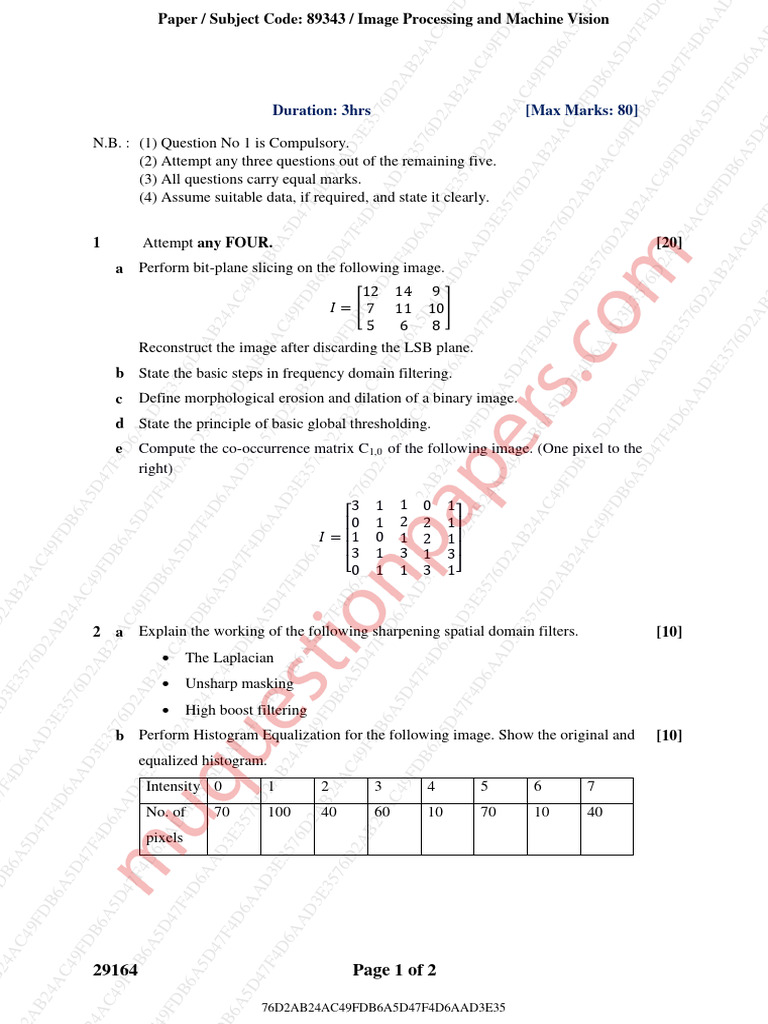 Be Electronics and Telecommunication Semester 6 2023 May Image ...