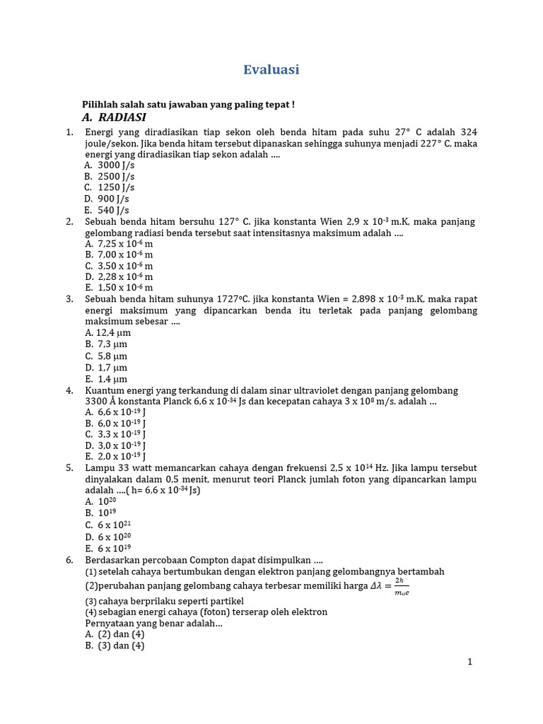 Soal Latihan Sem Genap Xii | PDF