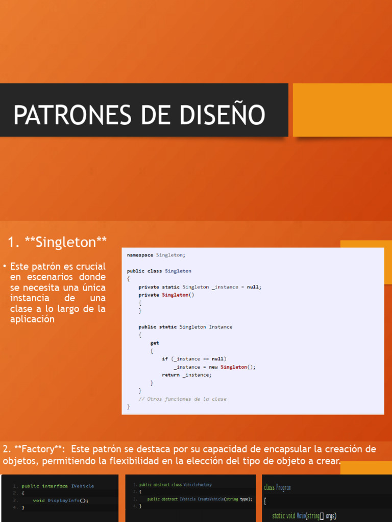 Patrones de Diseño | PDF