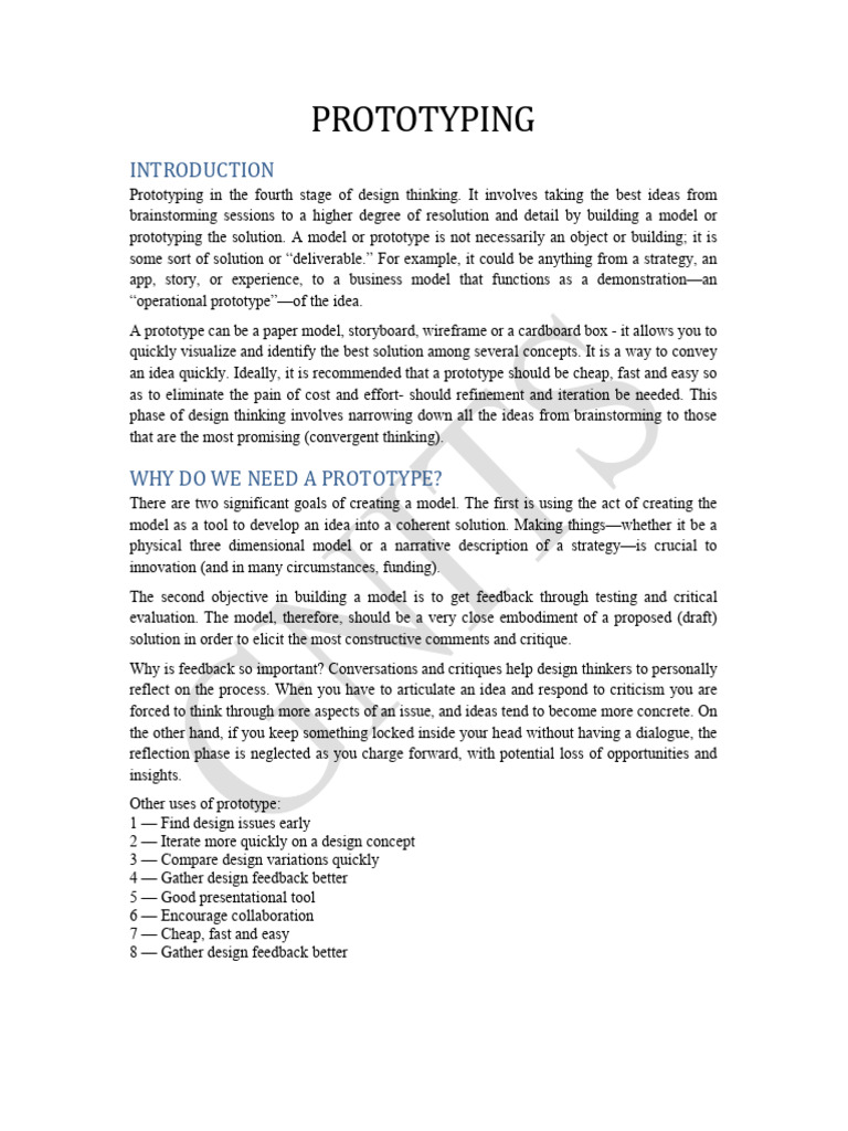 UNIT-4 Final | PDF | Prototype | Usability