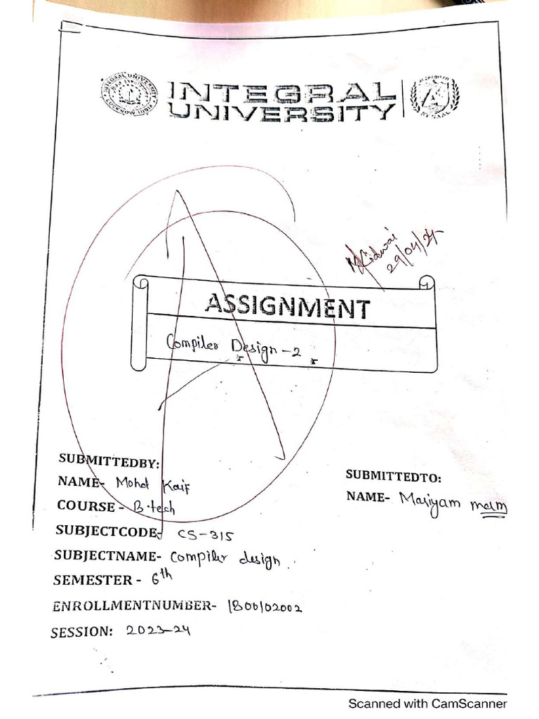 Compiler Assignment 2 - Compressed | PDF