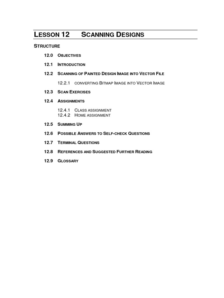 Unit 4 - Lesson 12 Scanning Designs | PDF | Image Scanner | Image