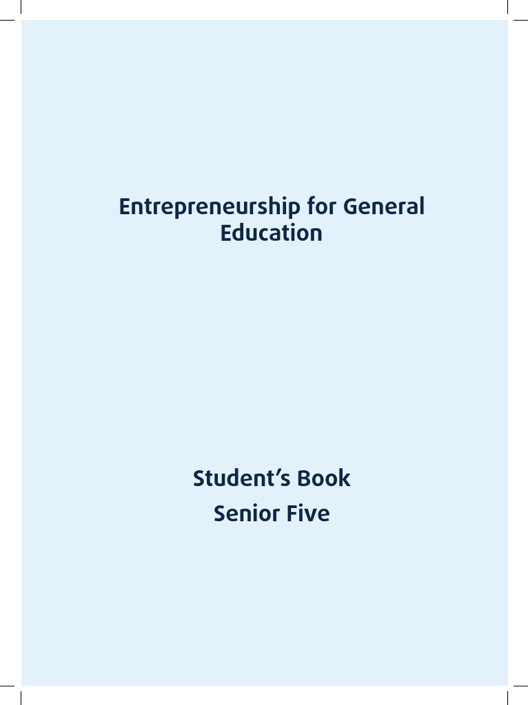 Entrepreneurship Curriculum Guide | PDF | Survey Methodology ...
