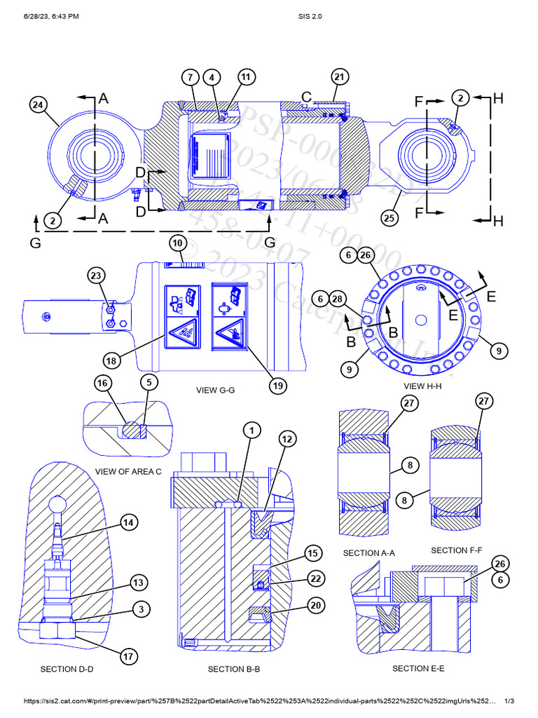 Ams - Kyd1-Up 458-0407 Rear Suspention | PDF | Mechanical Engineering | Hydraulics