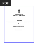 NFSC Fellowship Guidelines 2024 | PDF | Doctor Of Philosophy