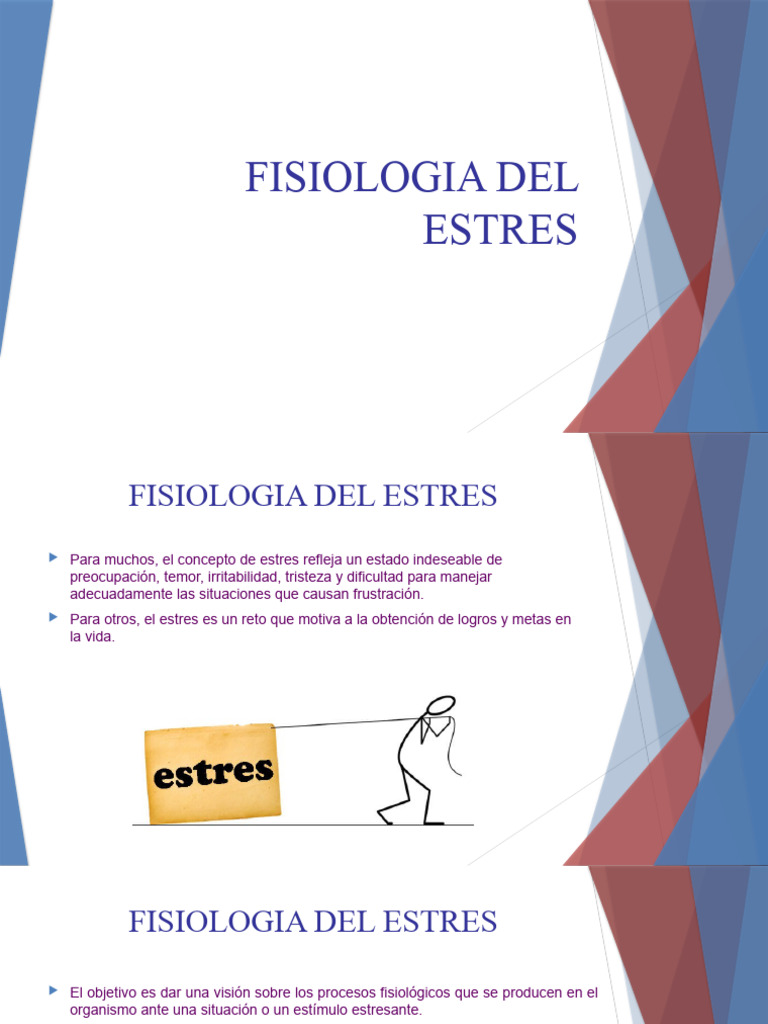 FISIOLOGIA DEL ESTRES | PDF | Estrés (biología) | Glándula suprarrenal
