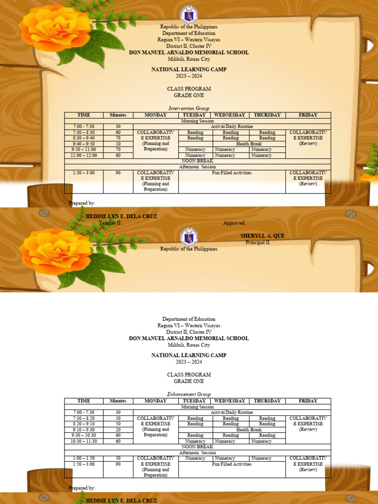 NLC Program Edited | PDF