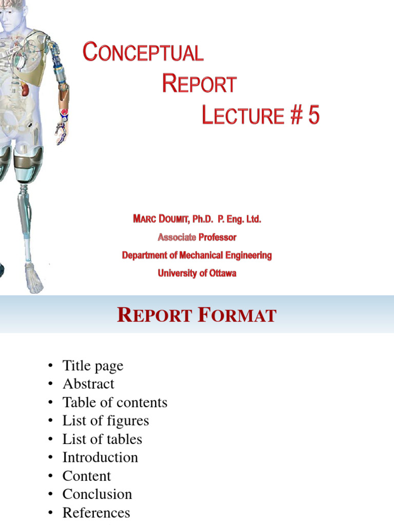 Lec 5 Conceptual Report 2023 | PDF | System | Concept