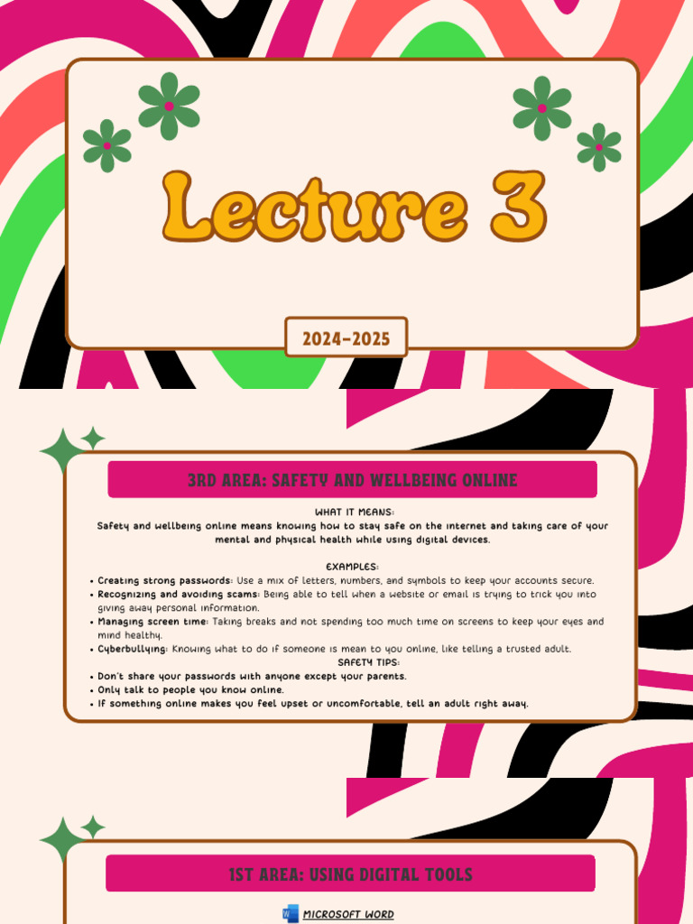 Lecture 3 | PDF | Microsoft Word | Computer File