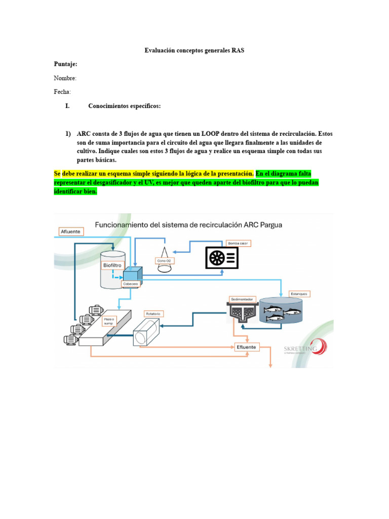 Examen Conceptos Ras | PDF | Bomba | Agua