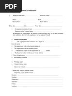 Standard FDW Employment Contract Template | PDF | Employment | Salary