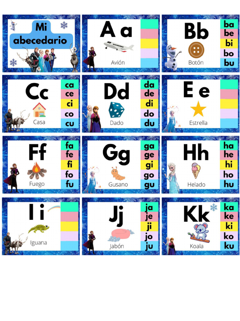 ABC Frozen | PDF