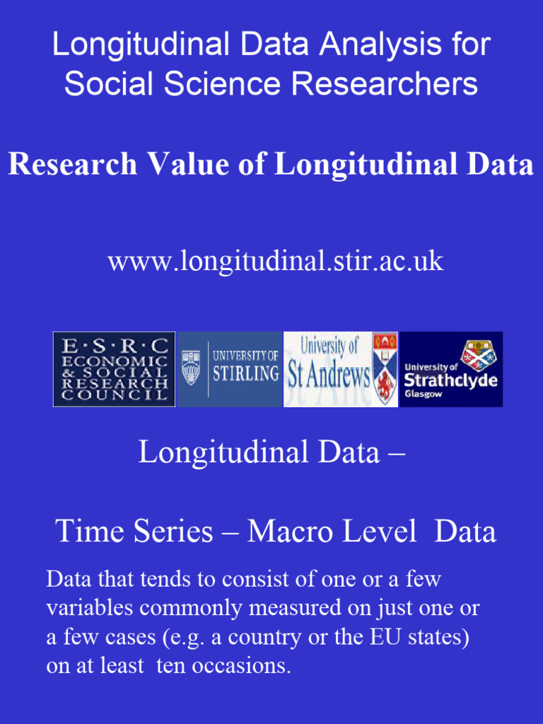 Cross Sectional Data | Download Free PDF | Cohort Study | Methodology