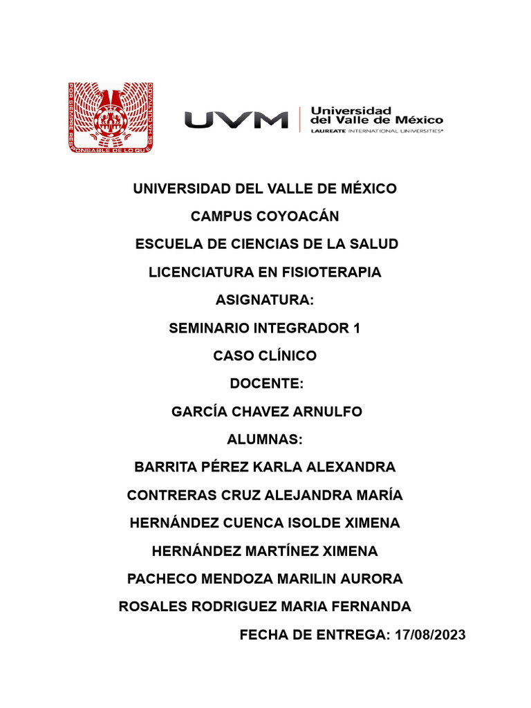 Evc Tratamiento | PDF | Anatomía | Sistema musculoesquelético