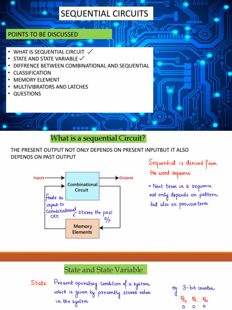Introduction To Sequential Circuit & Latches | PDF
