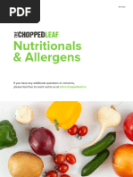 Chopt - Seasonal - Nutritional - Information 2 | PDF | Nutrition Facts ...