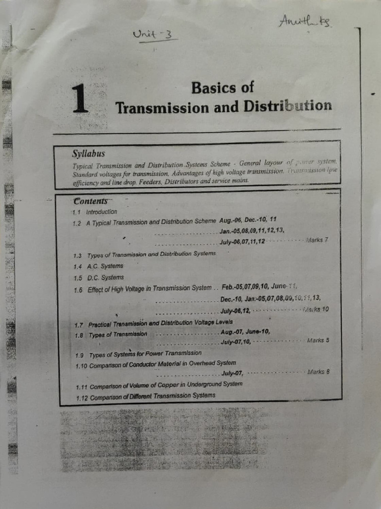 Transmission and Distribution Overview | PDF | Electric Power ...
