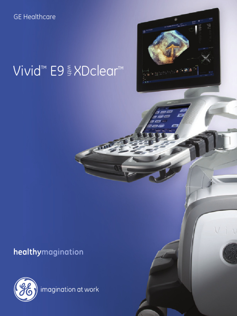 VIVID E9 XDclear Ultrasound Machine Brochure | PDF | Medical Ultrasound ...