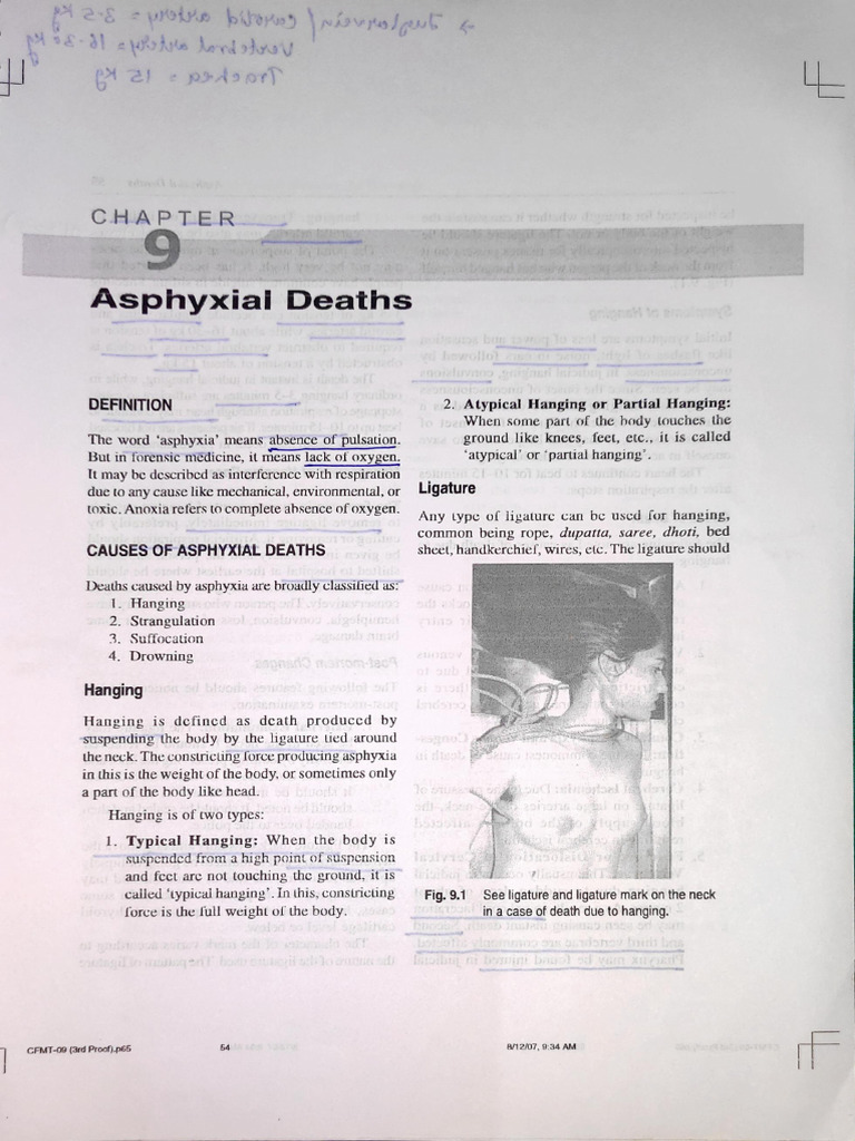 Asphyxial Death | PDF