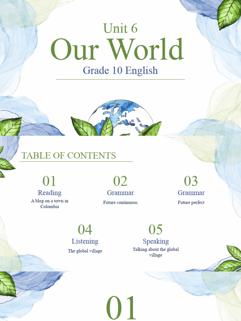Unit 6 - Our World | PDF | Nature