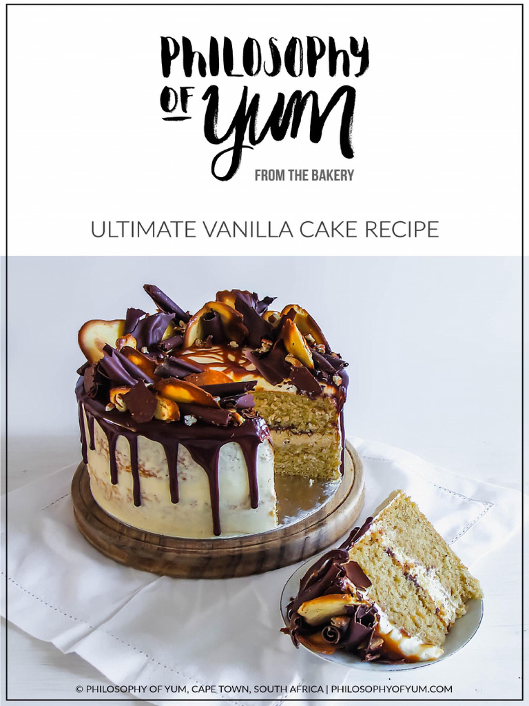 Vanilla Cake | PDF | Cakes | Icing (Food)