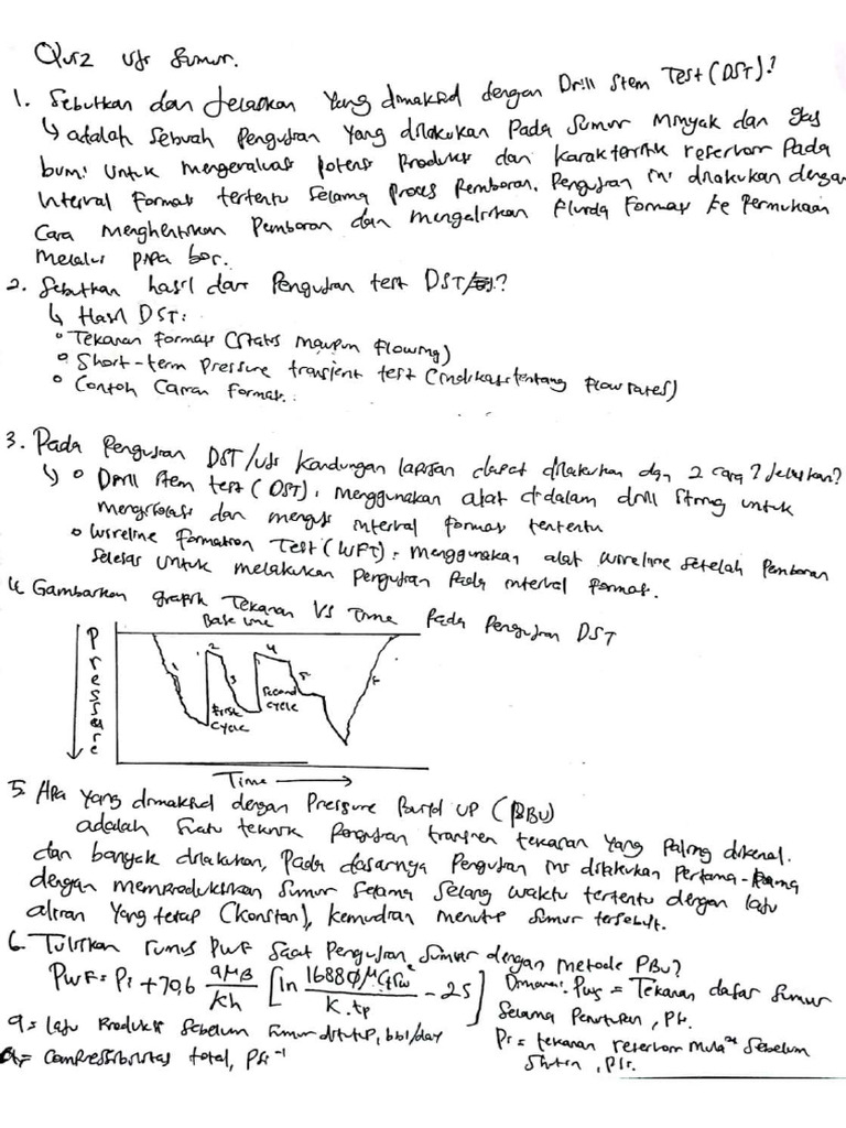 Riawan Quiz Uji Sumur | PDF