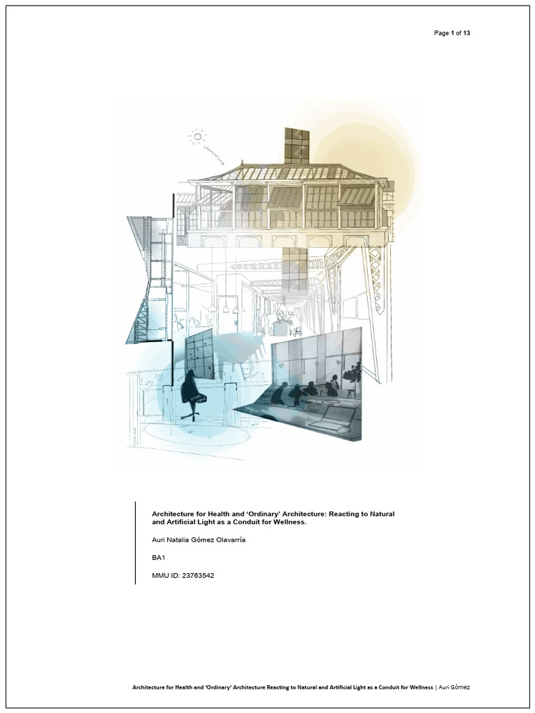 Architecture For Health and Ordinary' Architecture: Reacting To Natural ...