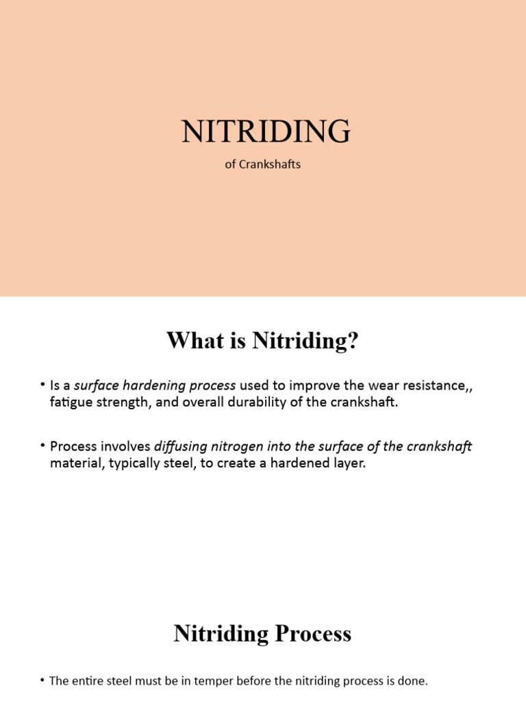 NITRIDING Process | PDF