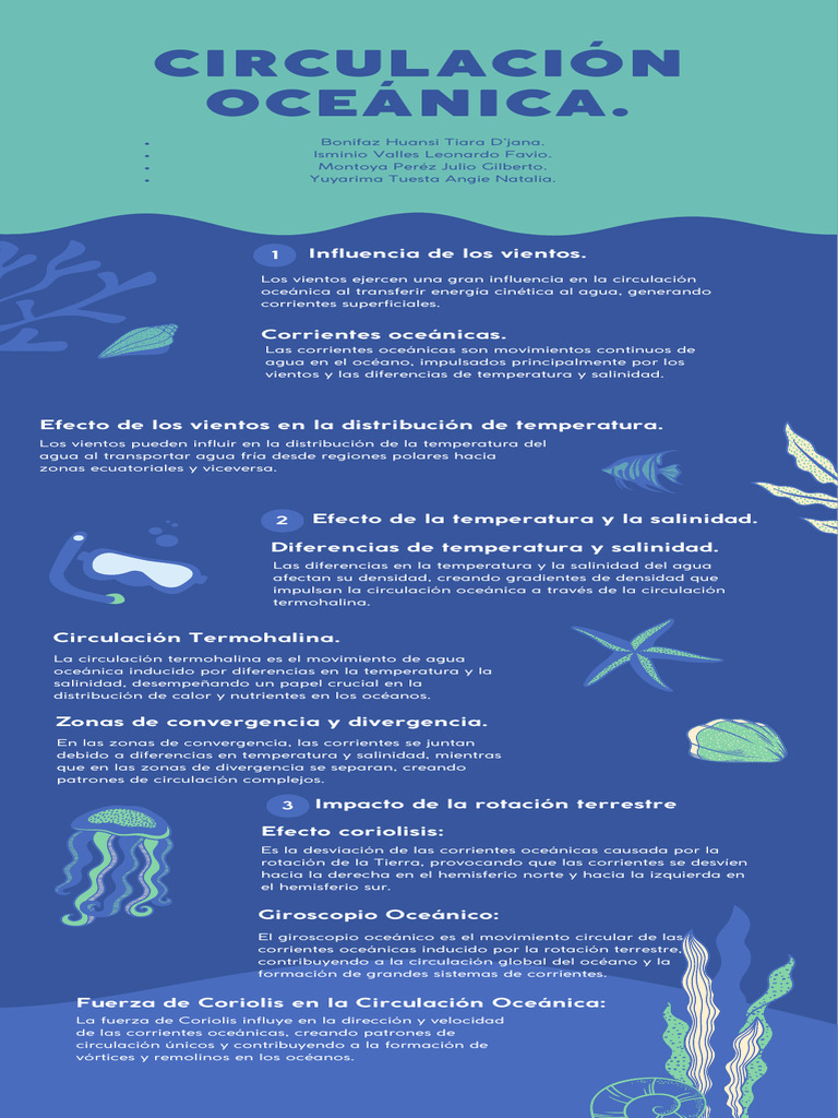 Circulación Oceánica y Termohalina | PDF | Herida | Océanos