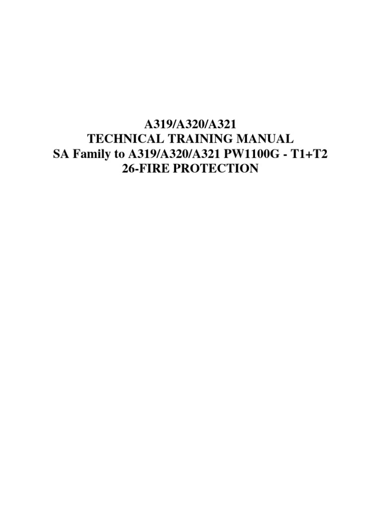 26 FIRE PROTECTION A320 pw1100g | PDF | Airbus | Aviation