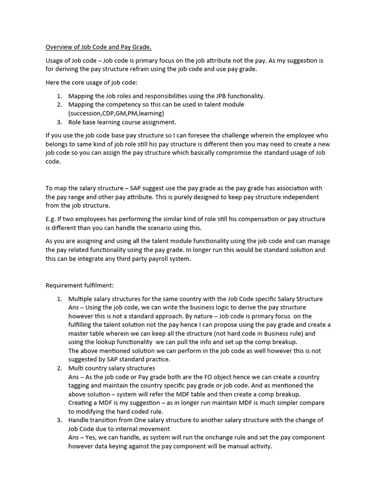 SuccessFactors Interview Questions | PDF | Salary | Information Technology