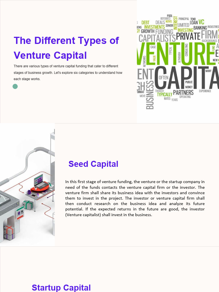 Types of Venture Capital Funding | PDF