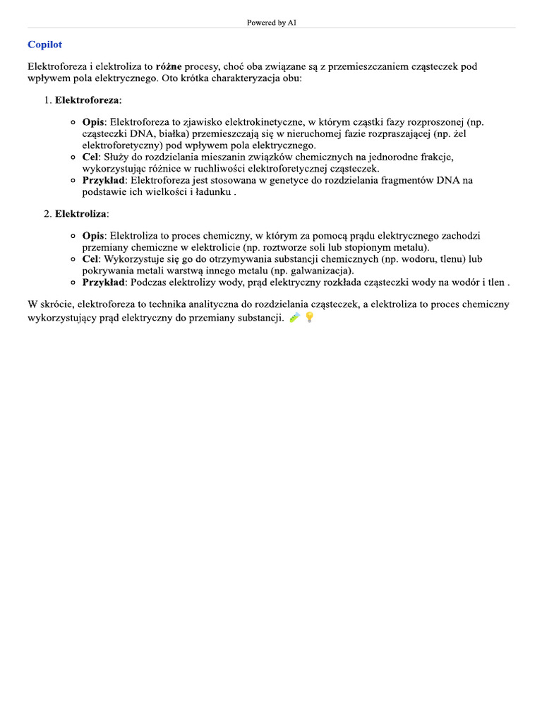 Elektroforeza | PDF