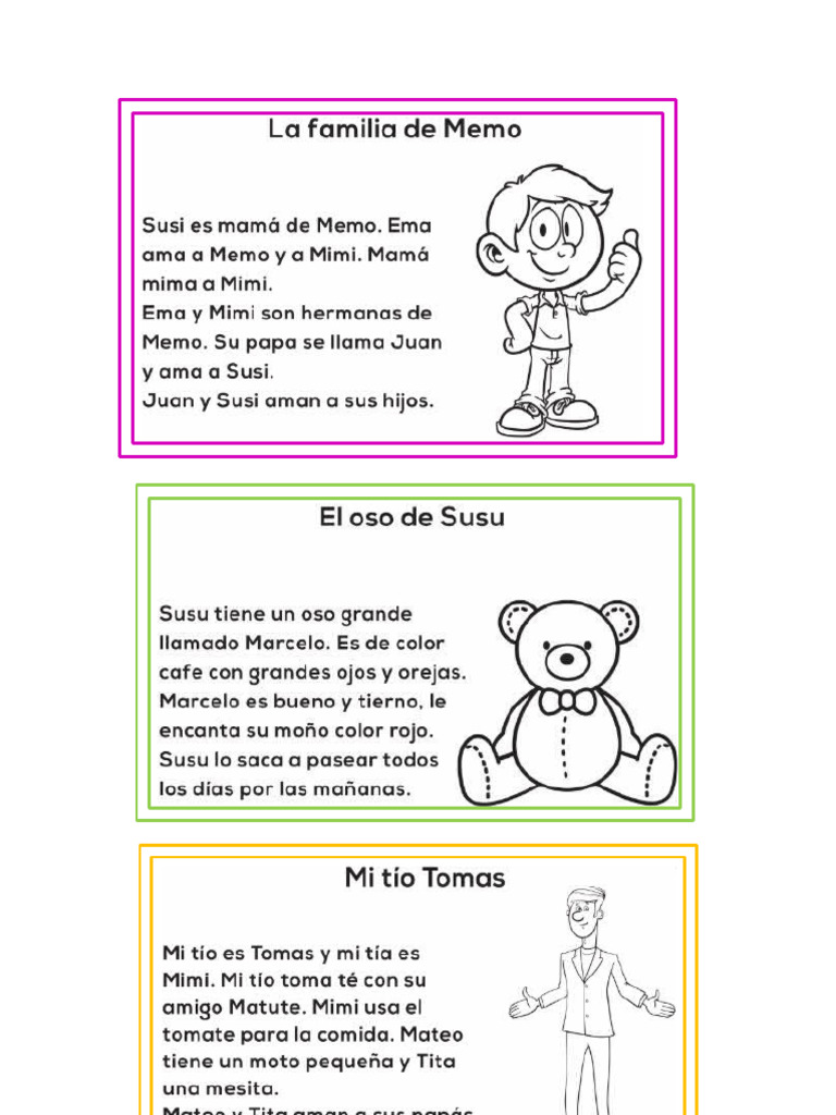 La Familia de Memo | PDF