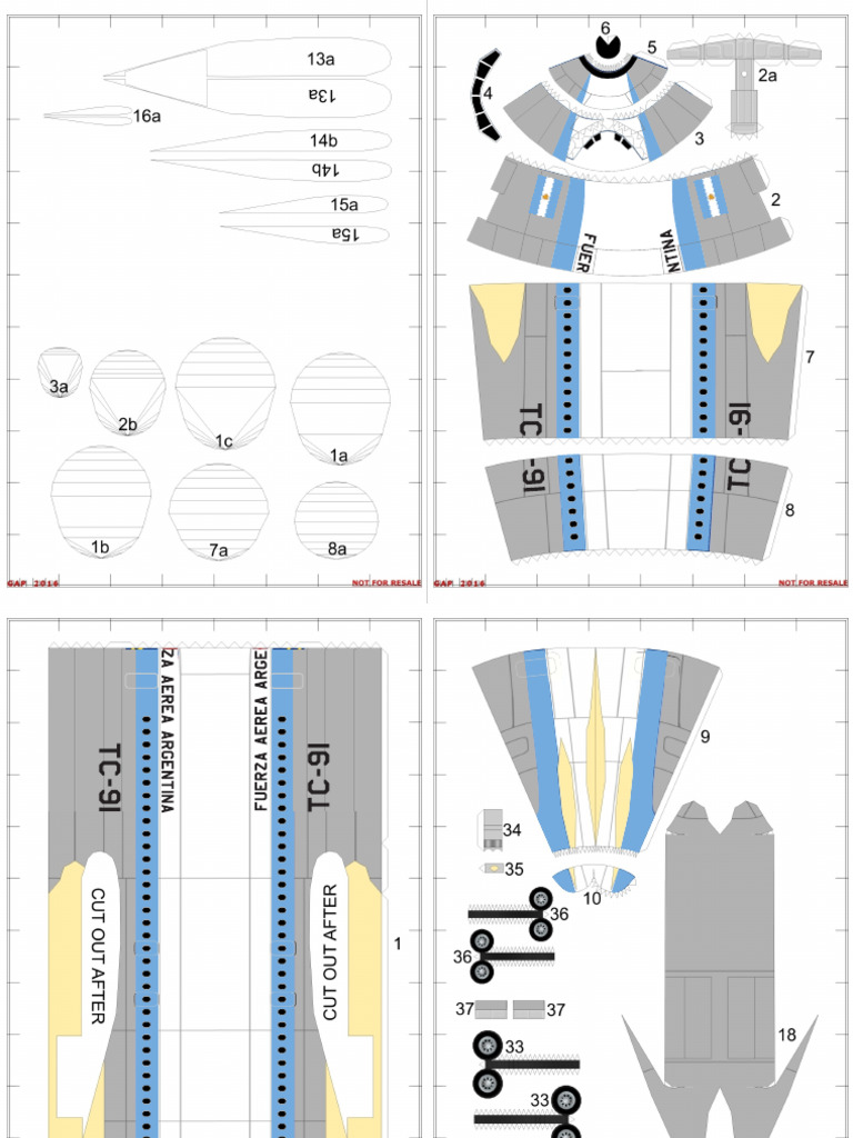 1-72 Boeing 707 Fuerza Aerea Argentina TC-91 (Gary Pilsworth & El ...