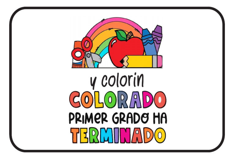 LETRERO FIN DE Grado | PDF