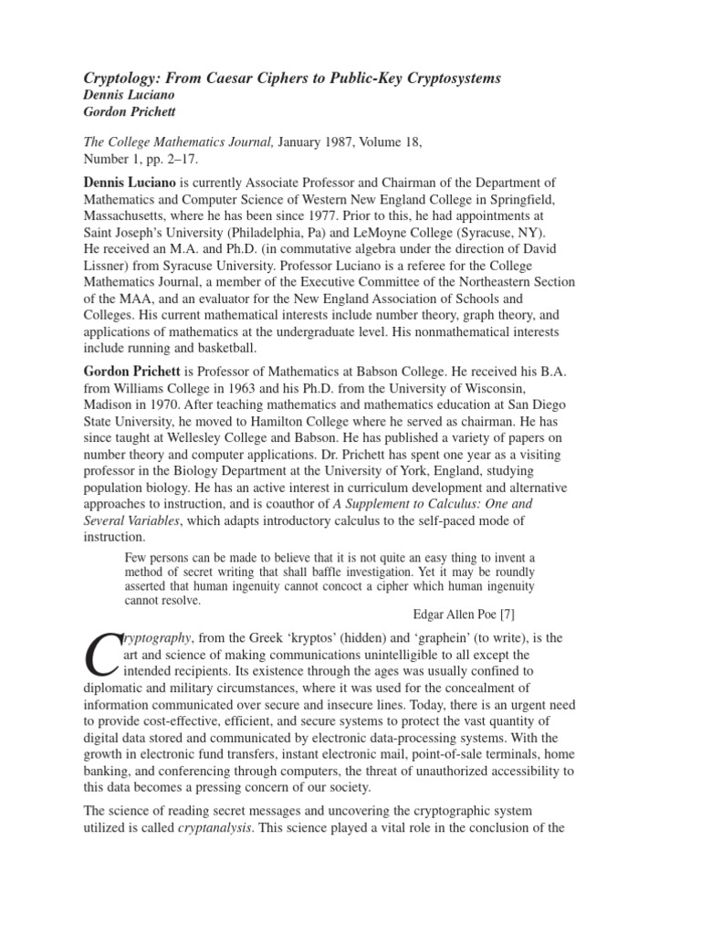 Cybersecurity Crypto | PDF | Cryptanalysis | Cipher