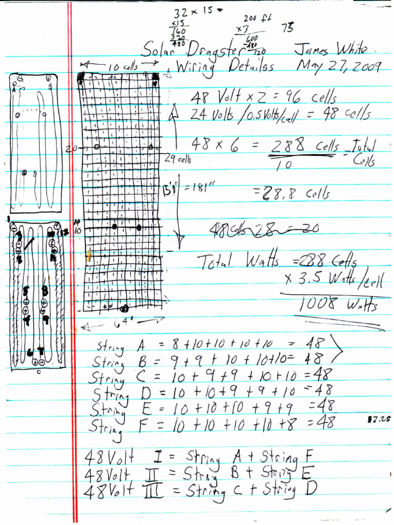 Solar Dragster Wiring Diagram | PDF