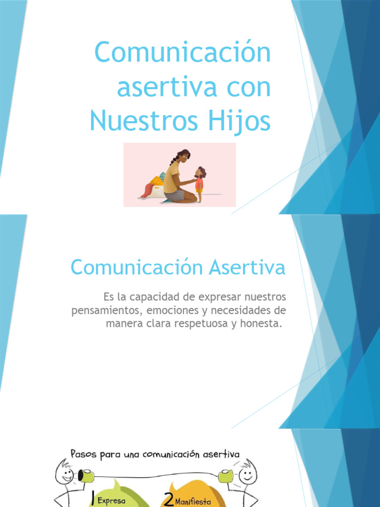 Comunicación Asertiva con Hijos | PDF