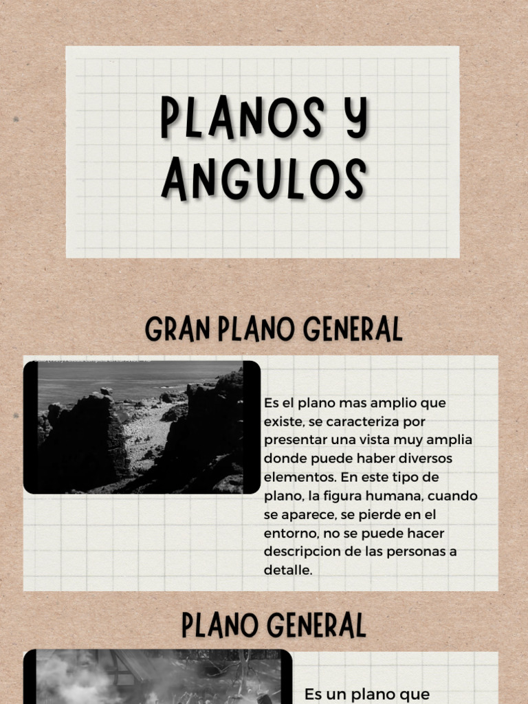 Planos y Angulos | PDF | Cámara