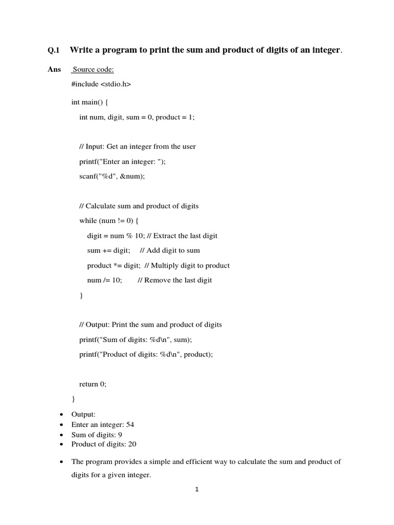 C Program Assingment - BPSA24 | PDF | Computer Program | Programming